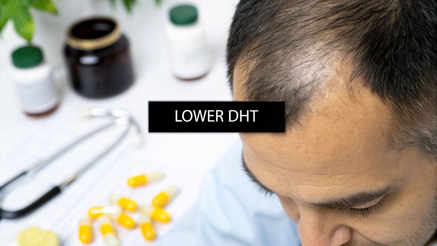 How to Lower DHT Levels and Fight Hair Loss – PRP For Hairloss