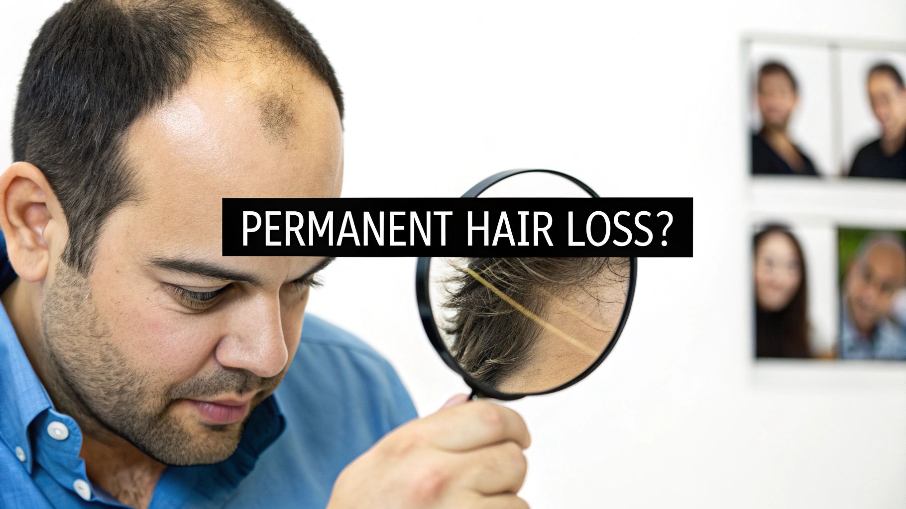 How to Know if Hair Loss Is Permanent for Men – PRP For Hairloss